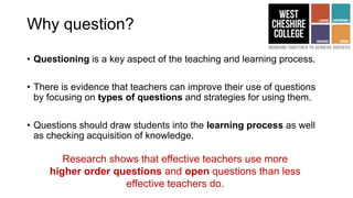 Effective Questioning | PPTX