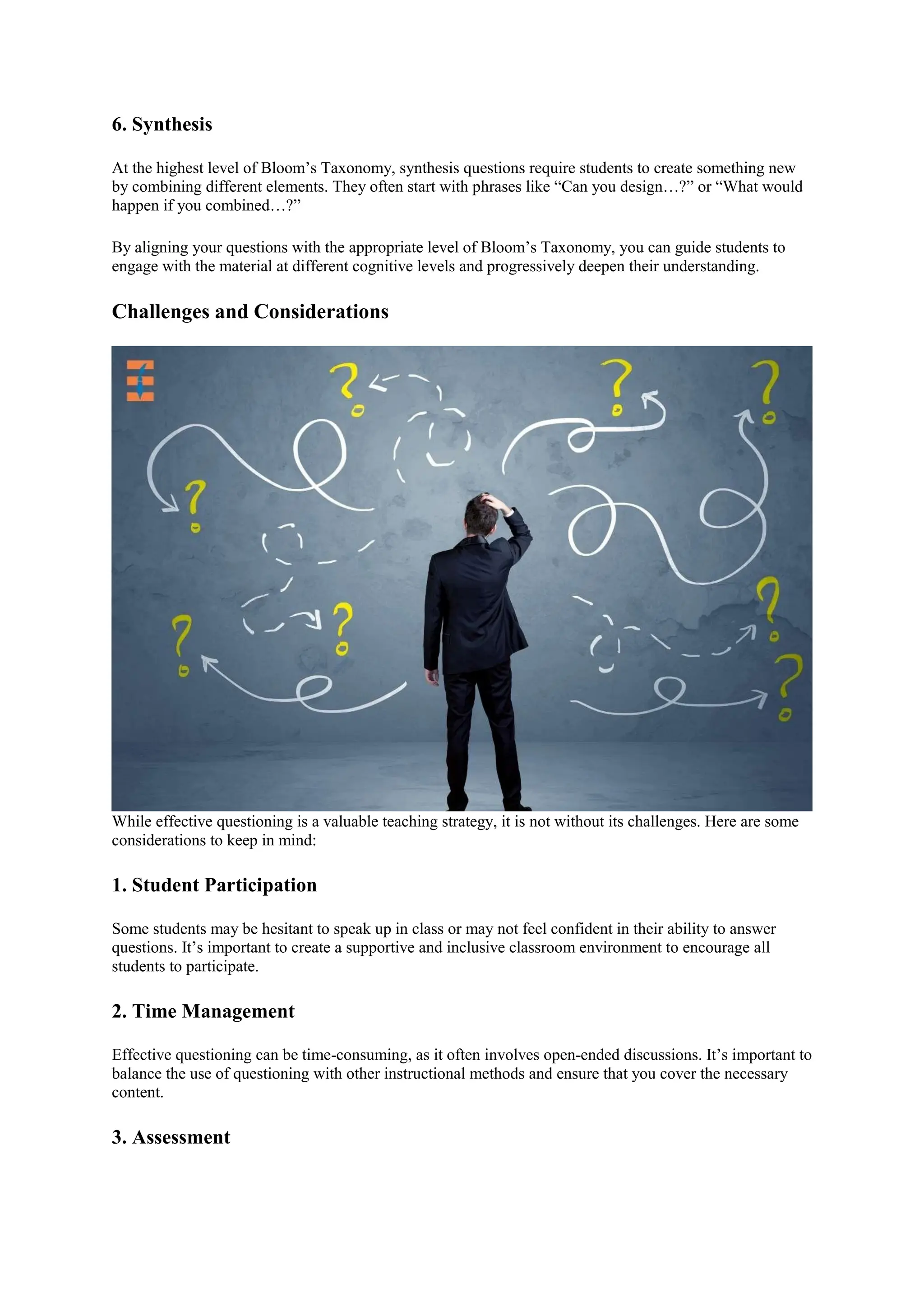 Effective Questioning: Meaning, Importance And Strategies | Future ...