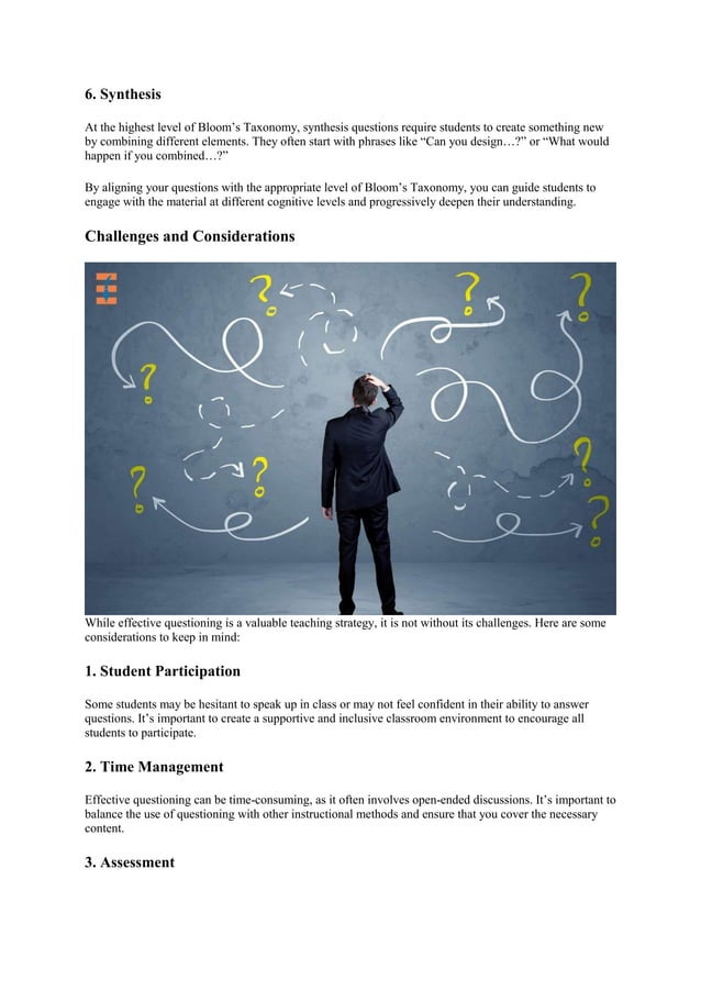 Effective Questioning: Meaning, Importance And Strategies | Future ...