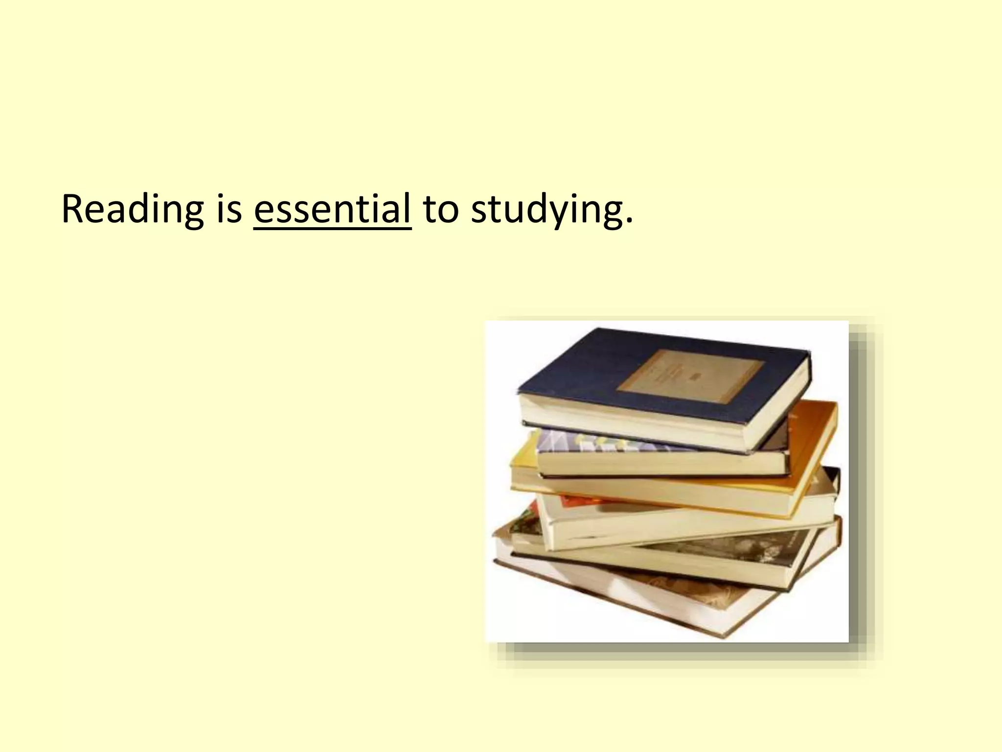 Effective reading - study skills | PPTX