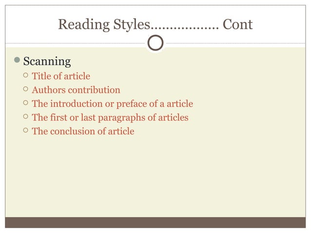 Effective reading skills | PPT