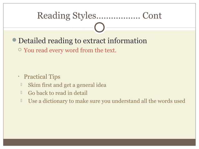 Effective reading skills | PPT