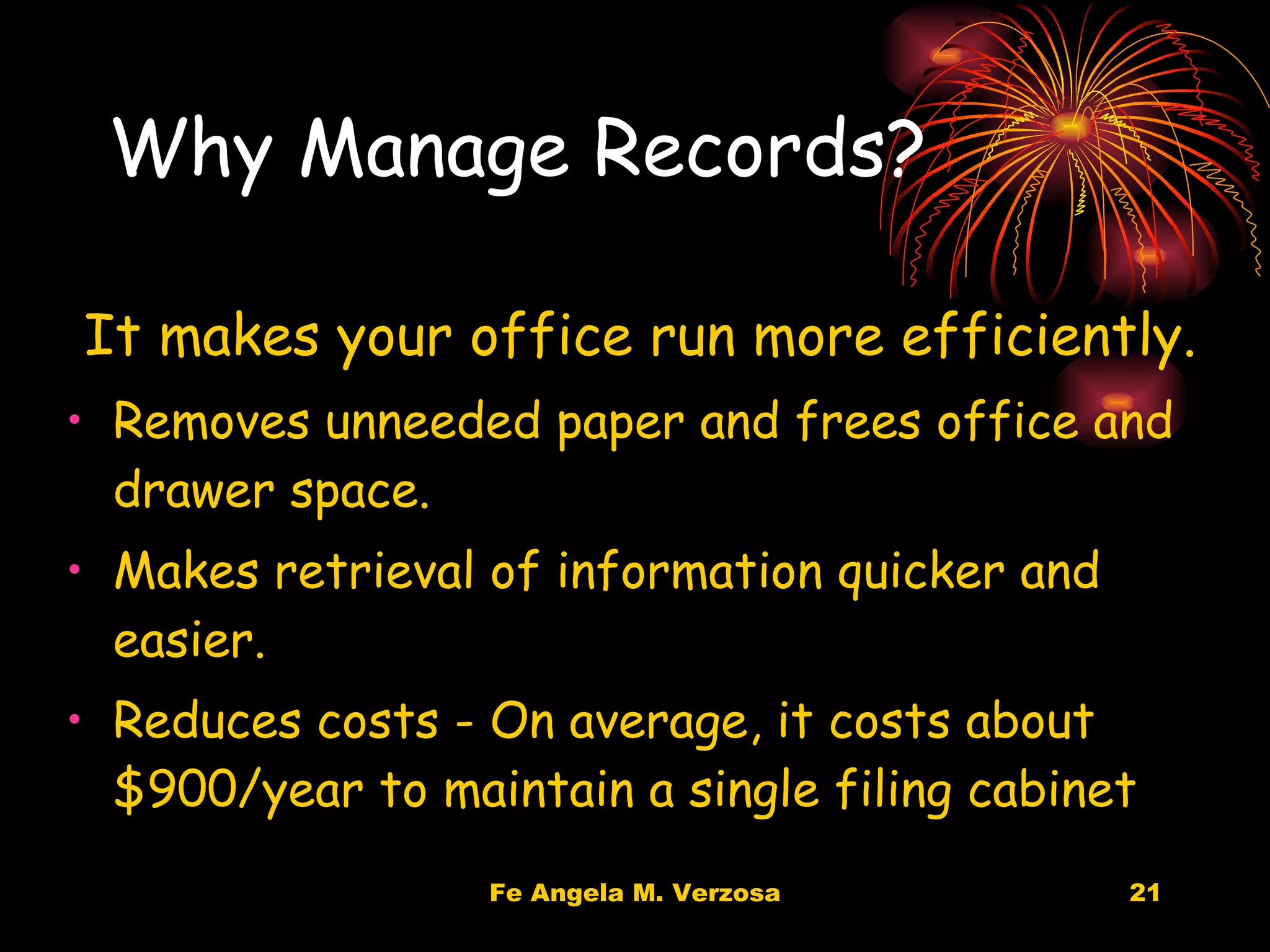 Effective Records Management Introduction | PPS
