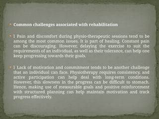 Effective recovery through physiotherapy | PPTX