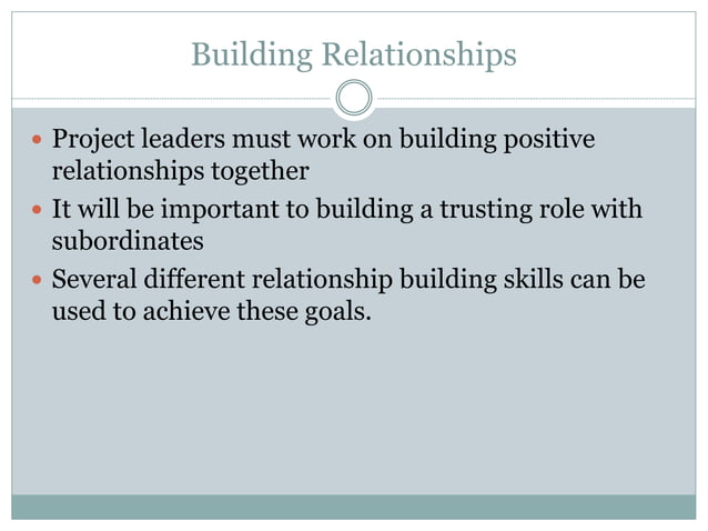Strategies for Building Effective Relationship Presentation | PPT