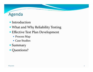 Effective reliability testing to drive design improvement | PDF