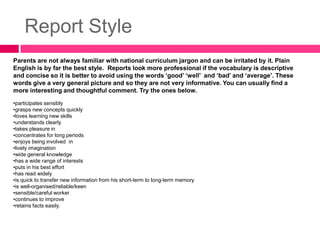 Effective Report Writing | PPTX