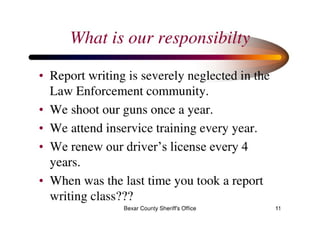 Effective Report Writing | PPT