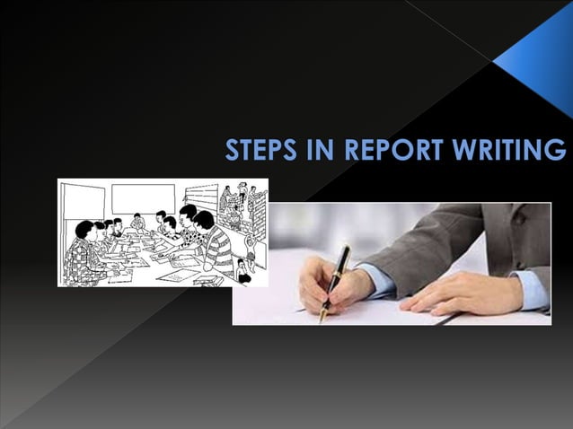 Effective report writing and presentation slides for school students | PPTX