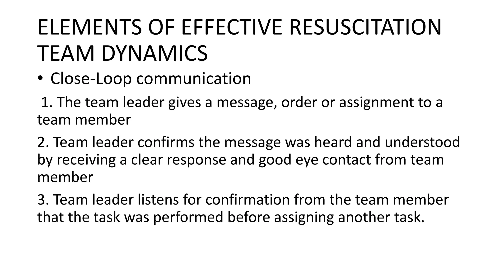 EFFECTIVE RESUSCITATION AND TEAM DYNAMICS.pptx