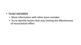 EFFECTIVE RESUSCITATION AND TEAM DYNAMICS.pptx