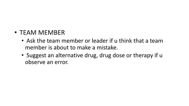 EFFECTIVE RESUSCITATION AND TEAM DYNAMICS.pptx | First Aid | Injuries