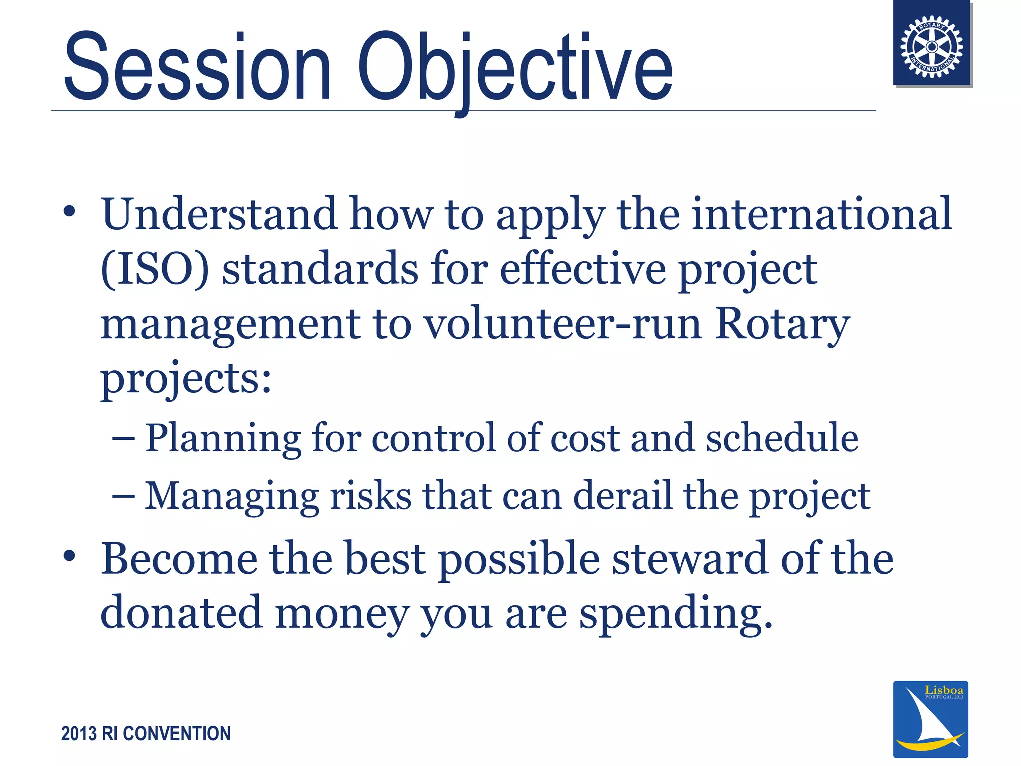 Effective rotary project_management | PPT