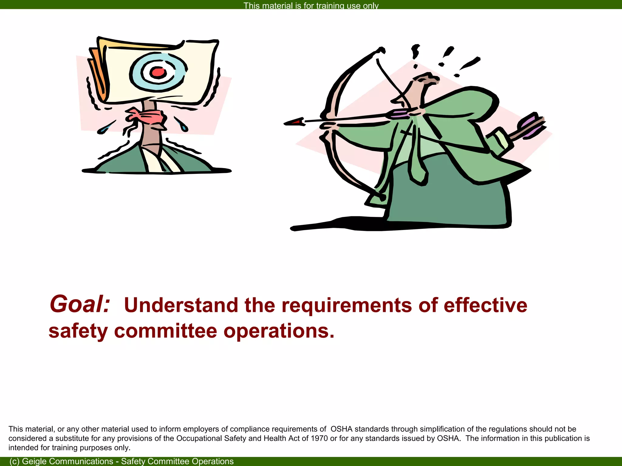 Effective safety committee operations | PPT