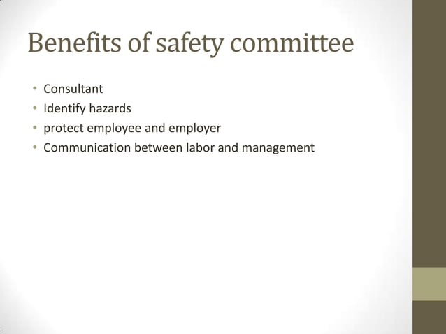 Effective safety committees | PPTX