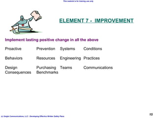 Effective safety plans | PPT | Business Administration | Business