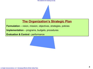 Effective safety plans | PPT | Business Administration | Business