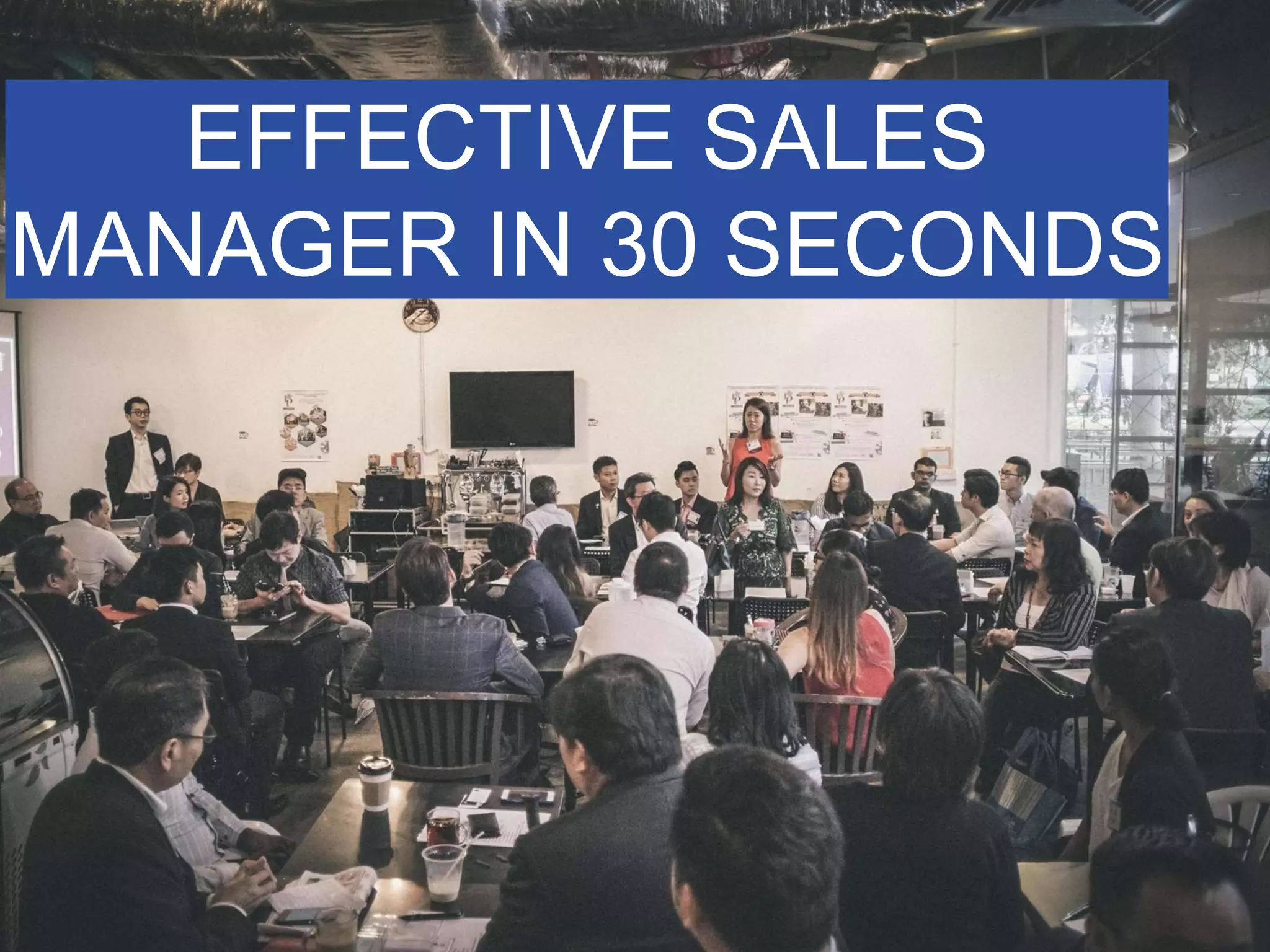BNI Effective sales manager in 30 seconds | PPTX