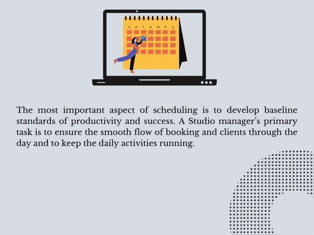 The art of scheduling. | PPTX