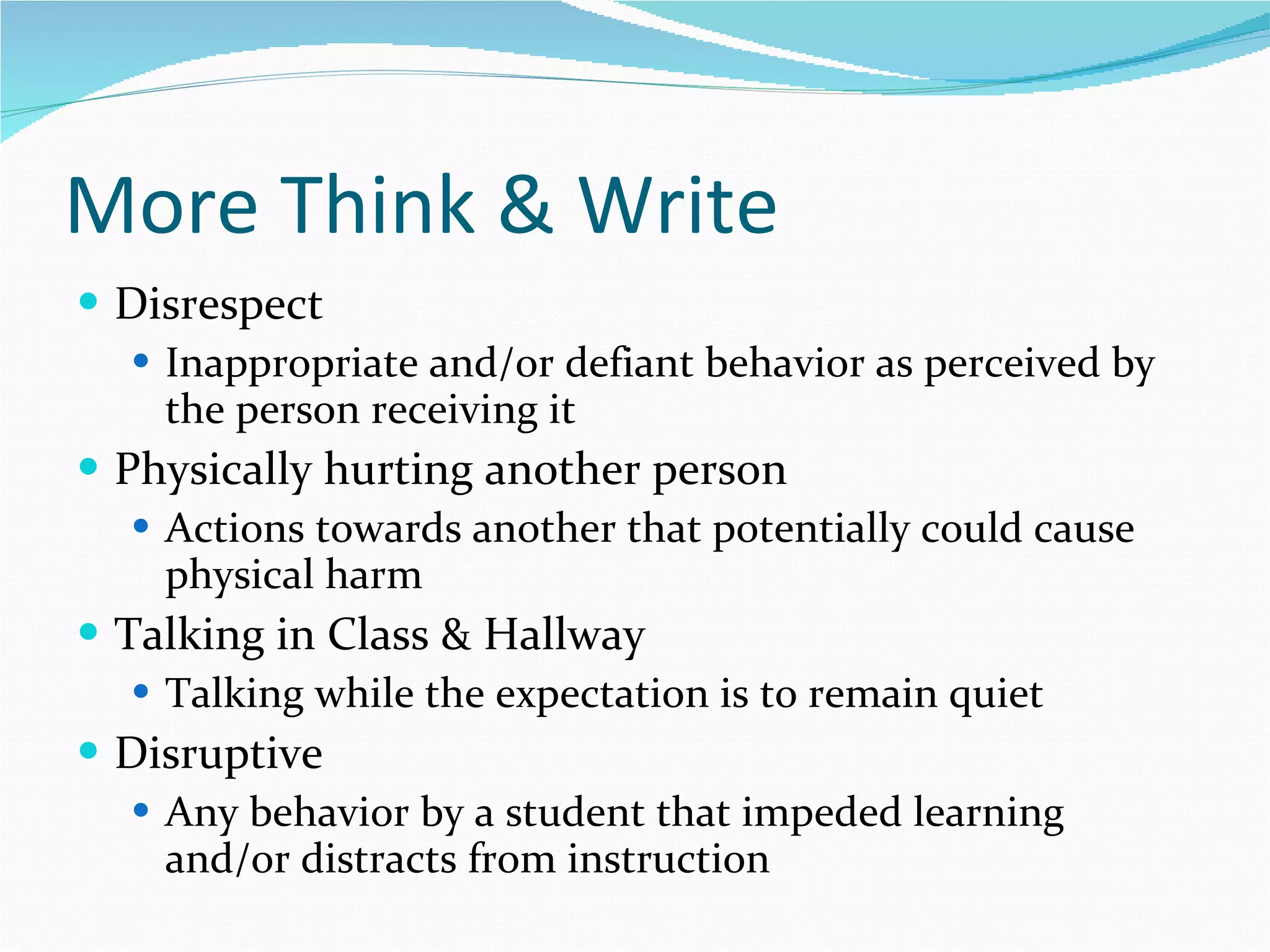 Effective schoolwide discipline presentation 1 | PPT