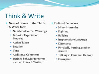 Effective schoolwide discipline presentation 1 | PPT