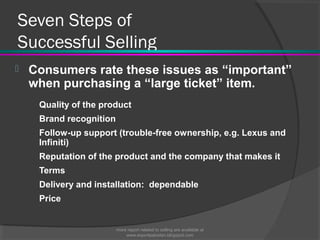 Effective selling techniques | PPT
