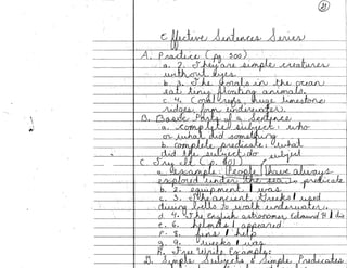 Effective sentences series | PPT