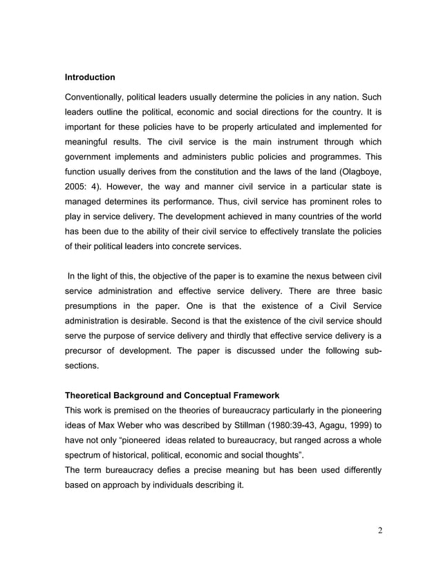 Effective service delivery | PDF