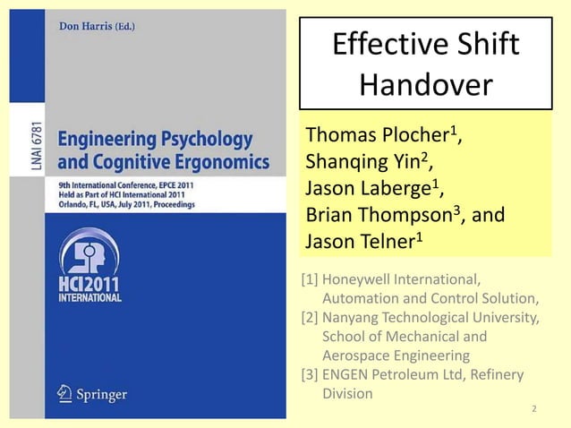 Effective Shift Handover | PPTX