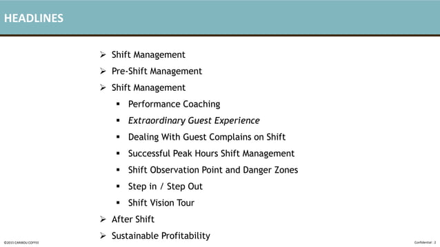 Effective Shift Management Training for Supervisors | PPTX