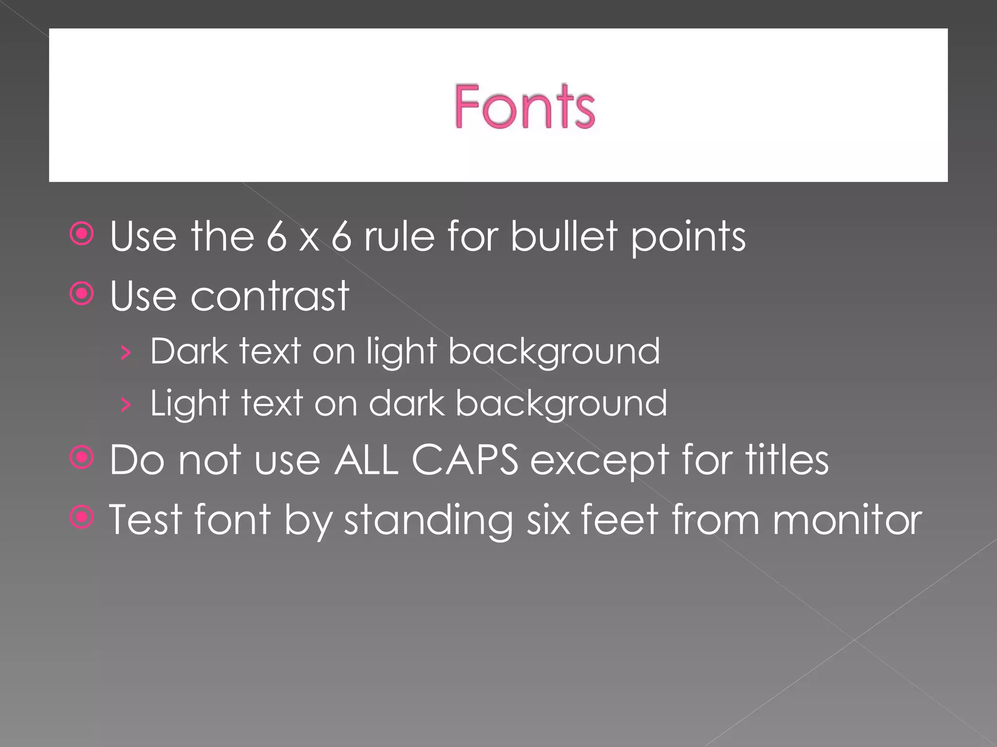 Effective Slideshow | PPT