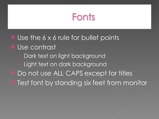 Effective Slideshow | PPT