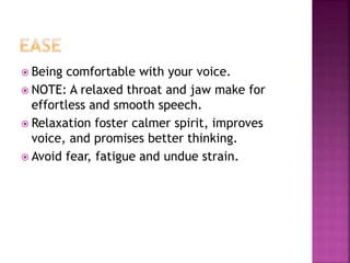 Effective speaking voice | PPTX