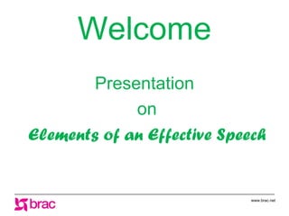 Effective speech | PPT