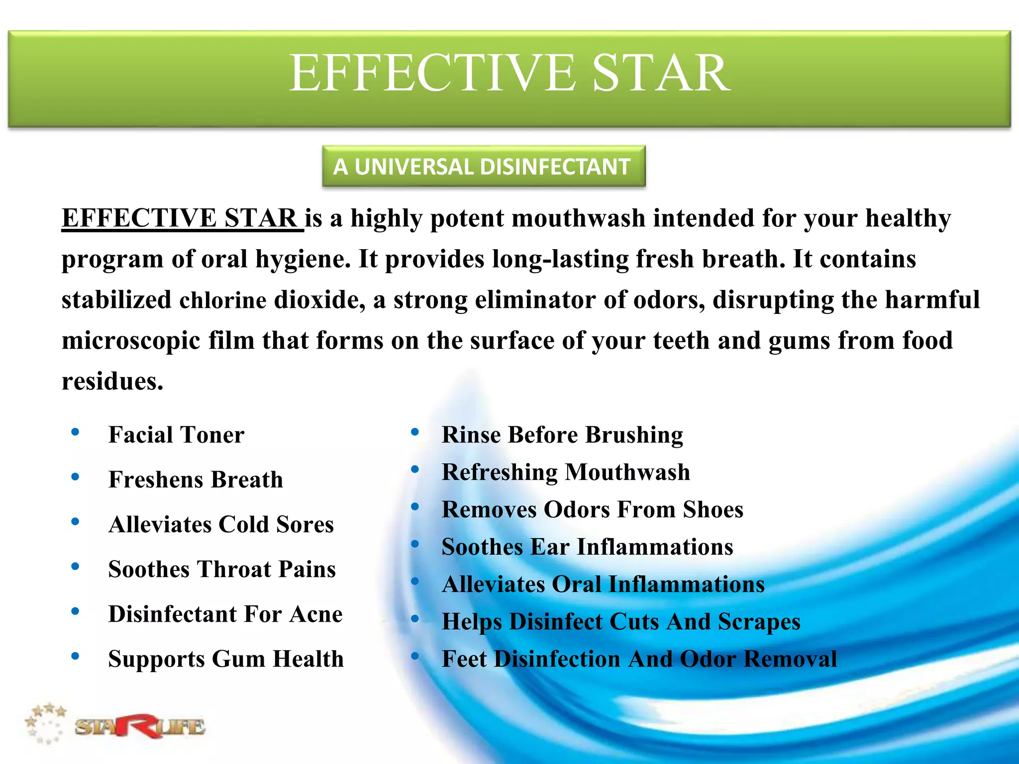 STARLIFE EFFECTIVE STAR BASIC | PPT | Free Download