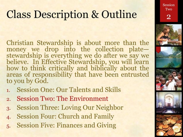Effective Stewardship - Session 2 | PPT