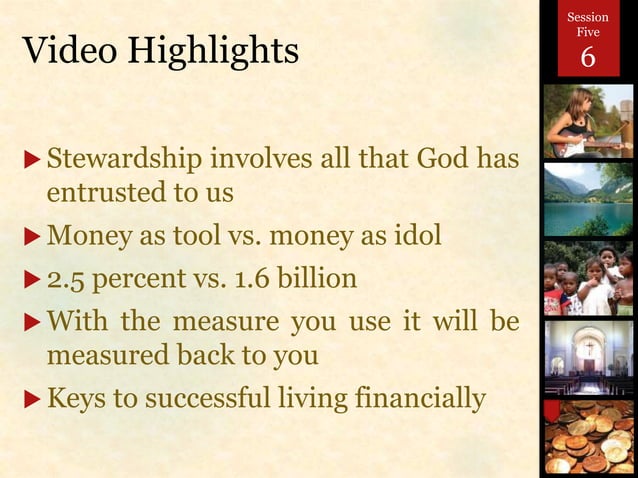 Effective Stewardship - Session 5 | PPT