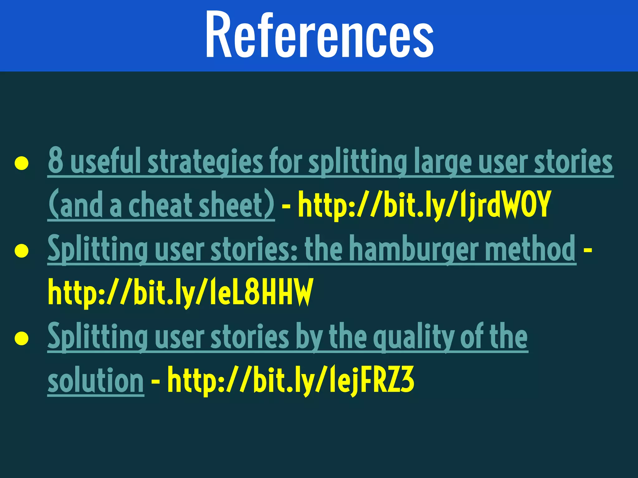 Effective story slicing | PDF
