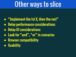 Effective story slicing | PDF