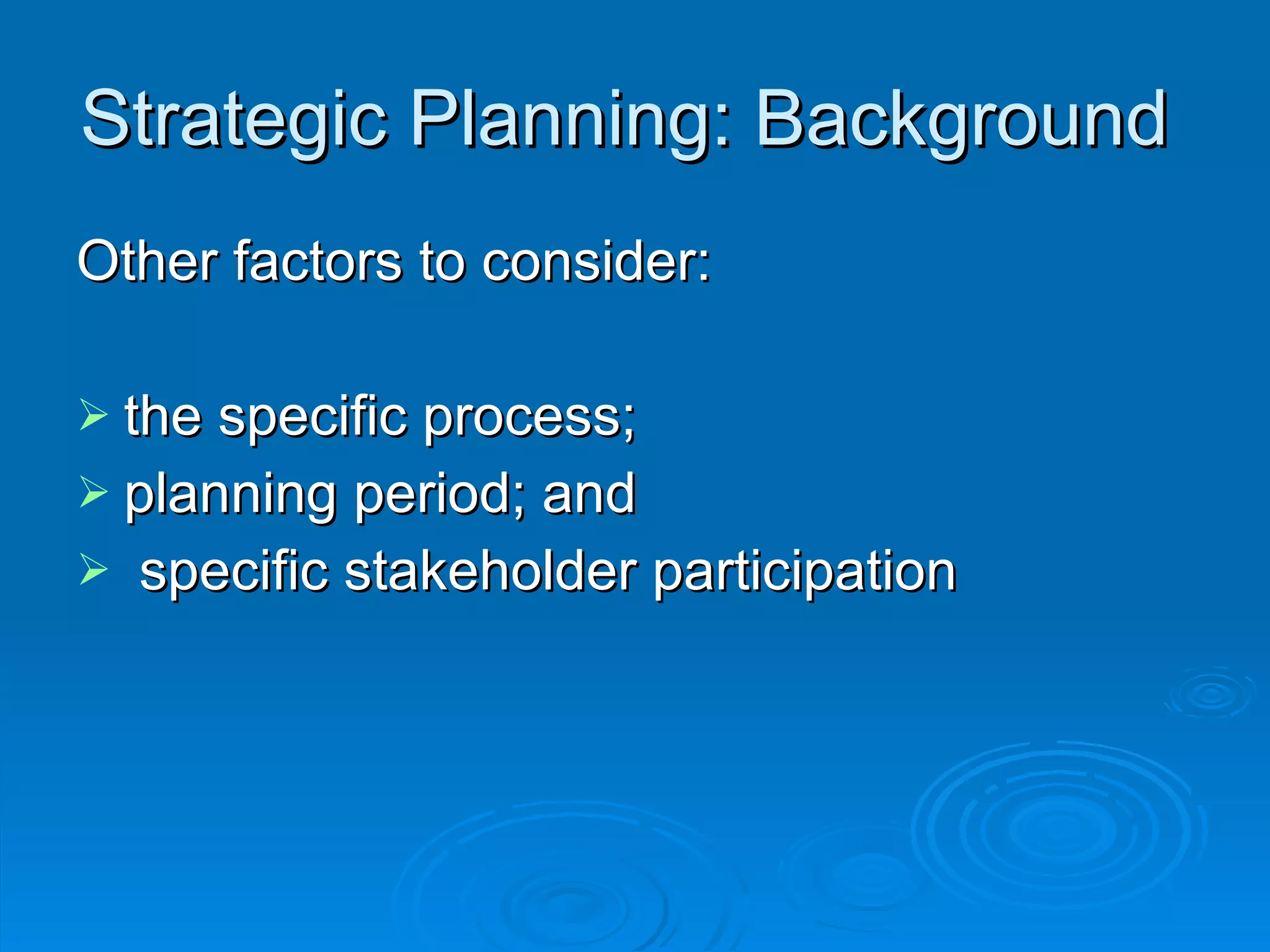 Effective Strategic Planning Workshop | PPT