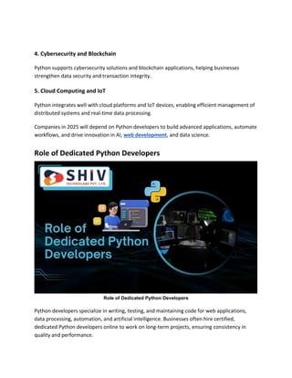 Manage Dedicated Python Developers Efficiently in 2025 | PDF