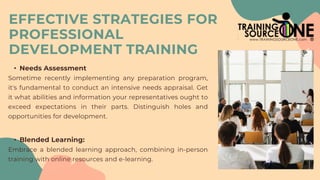 Effective Strategies For Professional Development Training Programs | PPTX