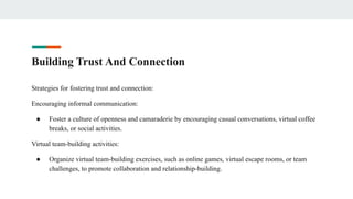 Effective Strategies For Remote Team Collaboration | PDF