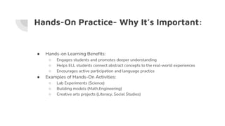 Effective Strategies for Supporting English Language Learners in the ...