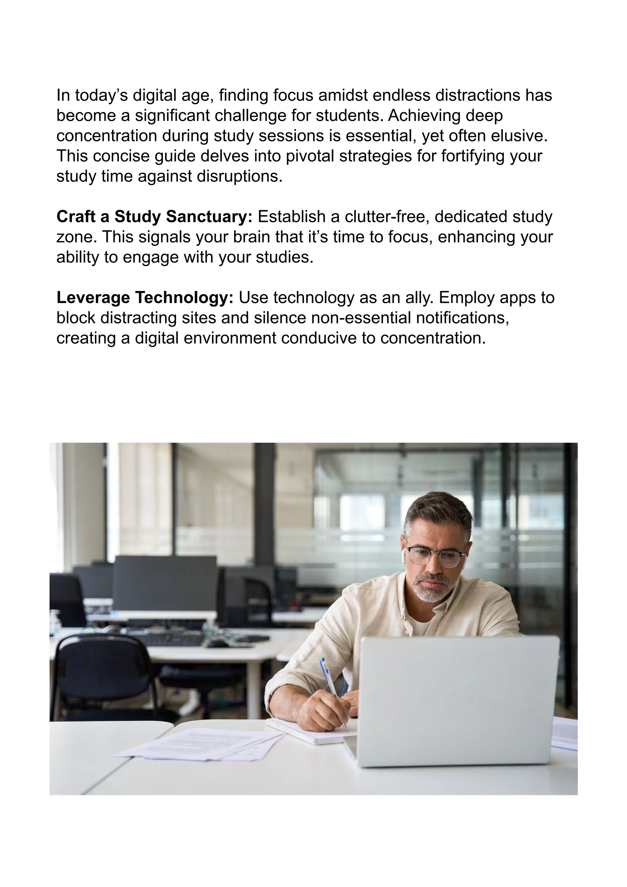 Effective Strategies to Avoid Distractions When Studying | PDF