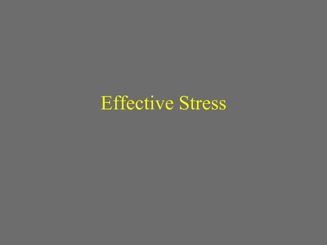 effective stress.ppt