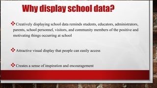 Creative Display of School Data | PPT | Educational Assessment | Education