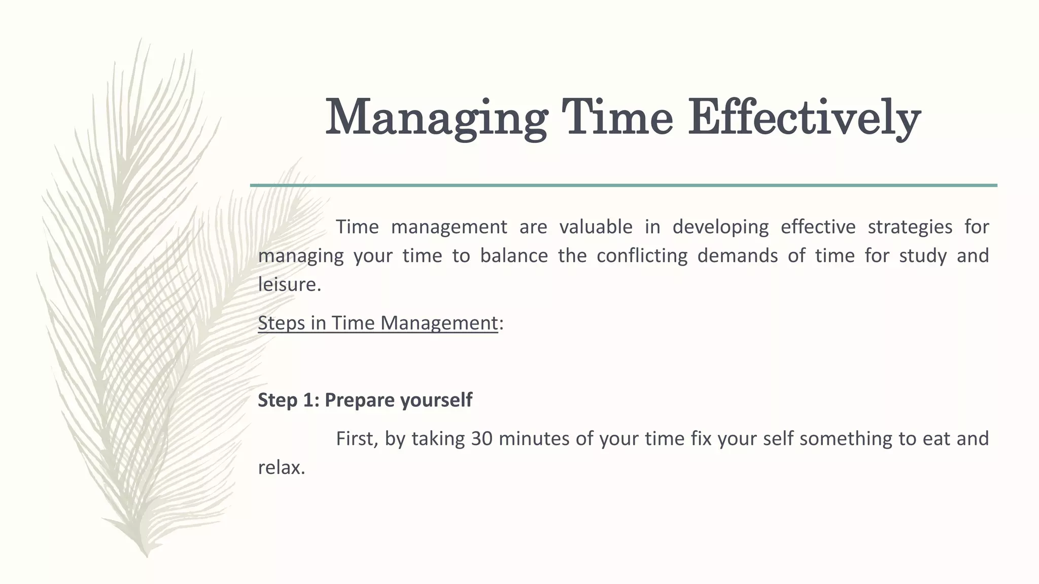 Effective Study Habits and Time Management | PPTX
