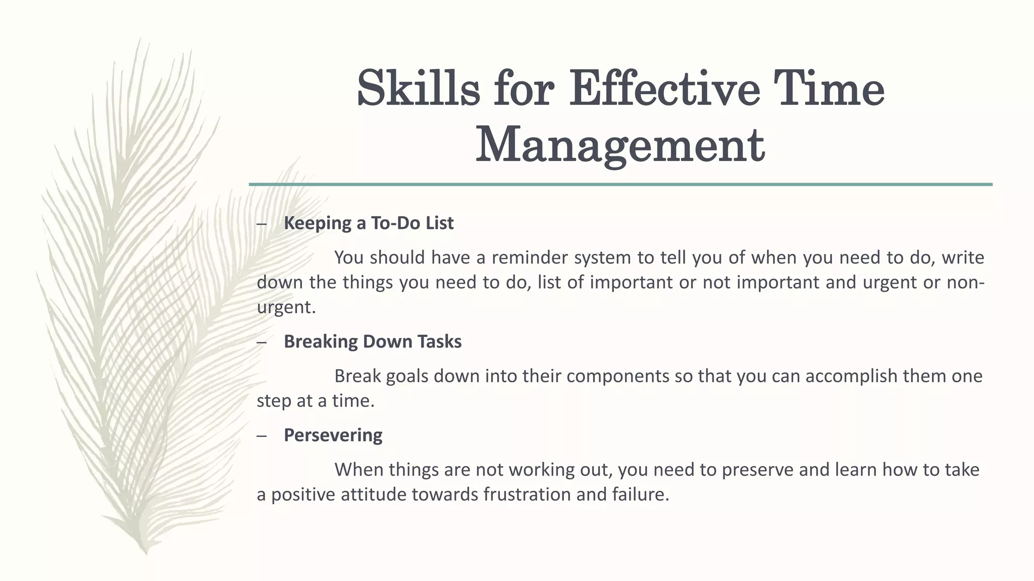 Effective Study Habits and Time Management | PPTX