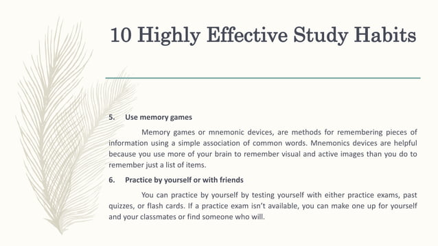 Effective Study Habits and Time Management | PPTX